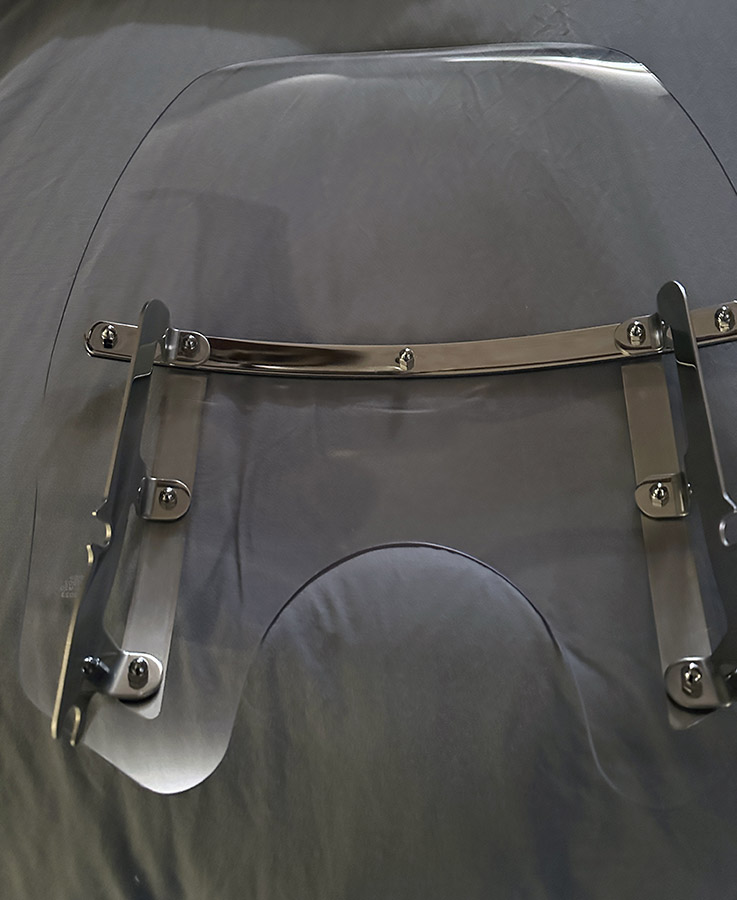 FXST Detachable Motorcycle Windshield — Bikernet.com - Online Biker ...